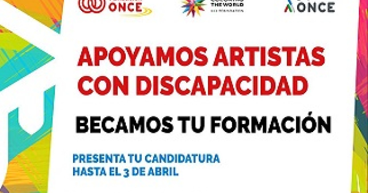 Beca para el desarrollo profesional de artistas con discapacidad